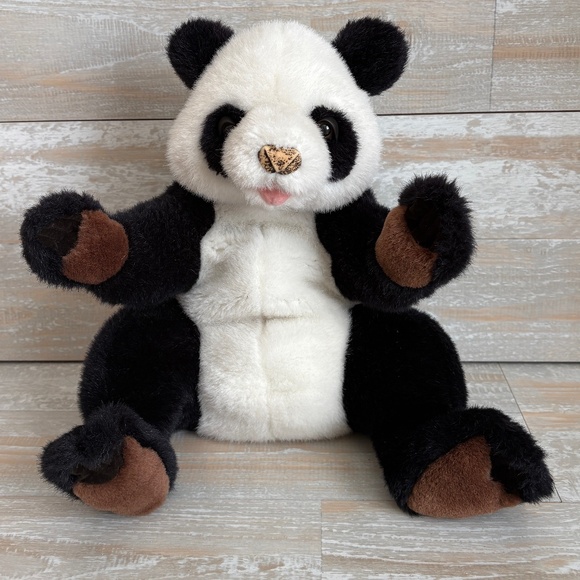 Cascade Toy | Toys | Cascade Toy Panda Bear Plush Hand Puppet Black ...